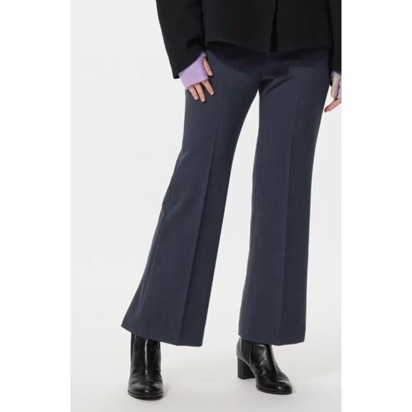 Uniqlo | Pants & Jumpsuits | Uniqlo Smart Flare Pants In Navy Blue ...